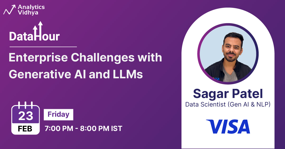 DataHour: Enterprise Challenges with Generative AI and LLMs